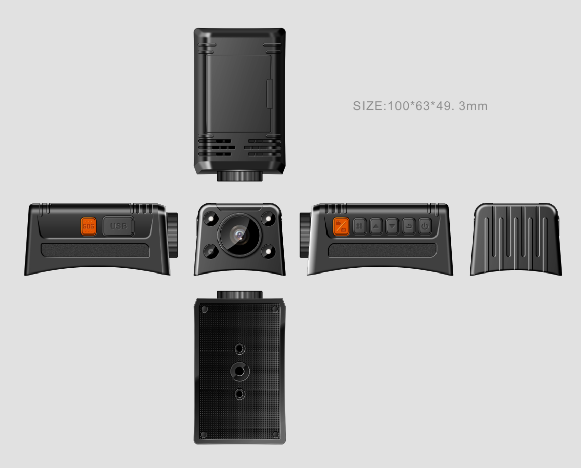 tactical SWAT helmet mount single/dual lens 4G/WiFi/GPS camera BX820 ...